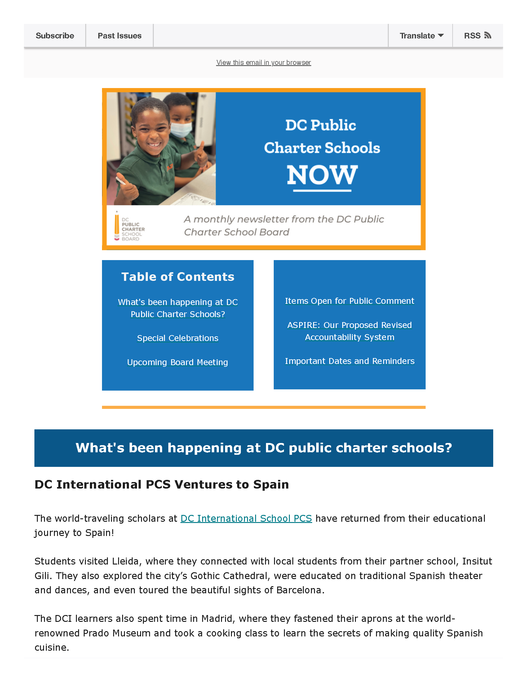 April 2024 Newsletter | DC PCSB
